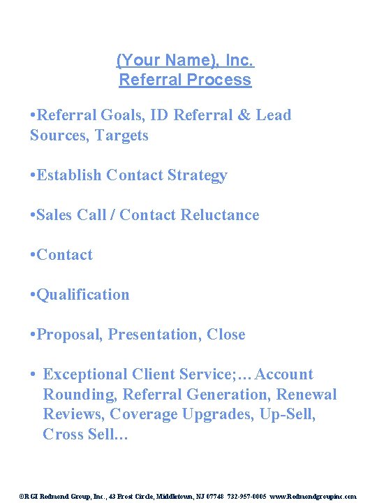 Your Name Inc Referral Process Referral Goals ID