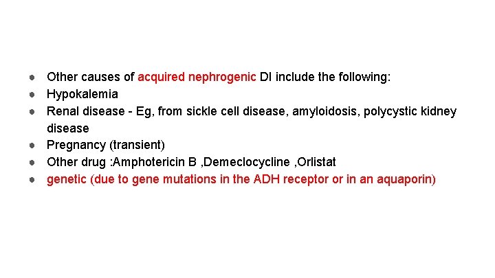 Diabetes insipidus Done by Farah Suhimat Sereen Majali