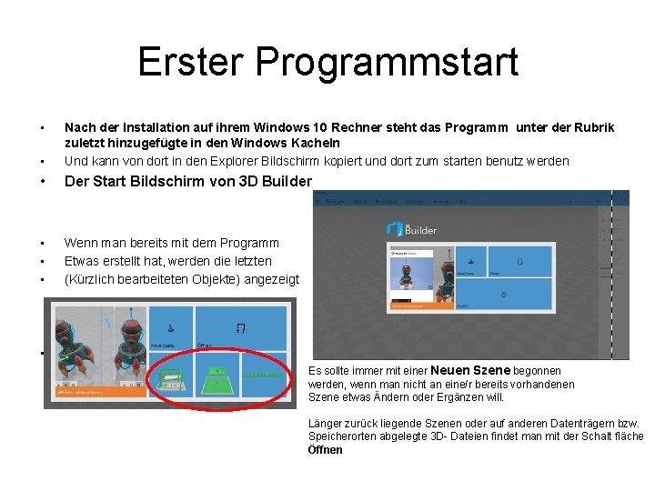 3 D Seminar 3 D Konstruktionen von Objekte