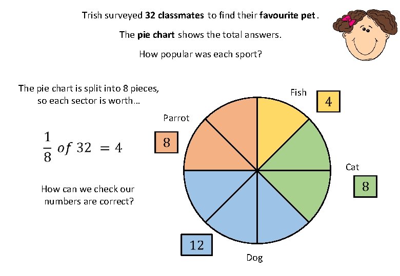 Pie Charts Reading Demonstration This resource provides animated