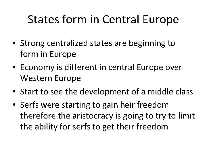 Ch 5 Section 3 Notes Central European Monarchs