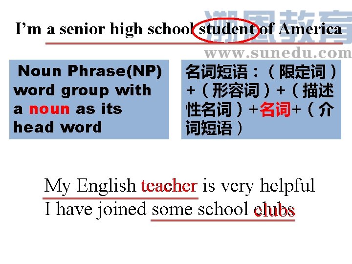 Unit 1 Teenage Life Discovering Useful Structures Noun