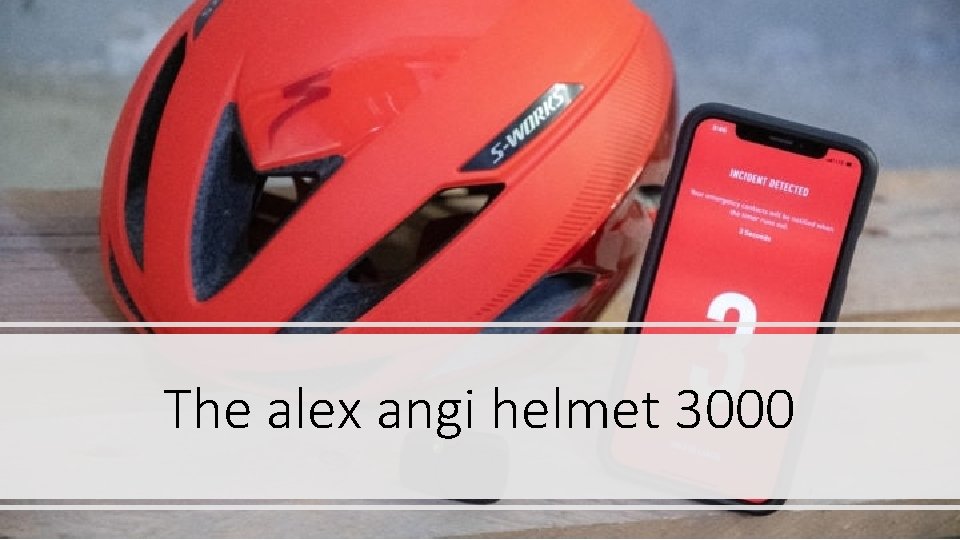 The alex angi helmet 3000 Why do we