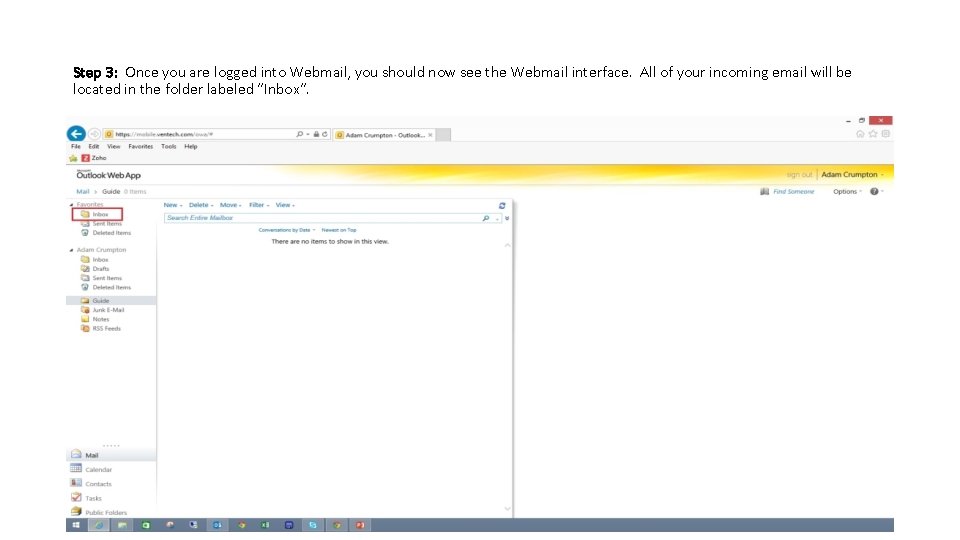 Precision Spine Inc Webmail User Guide Logging InOut