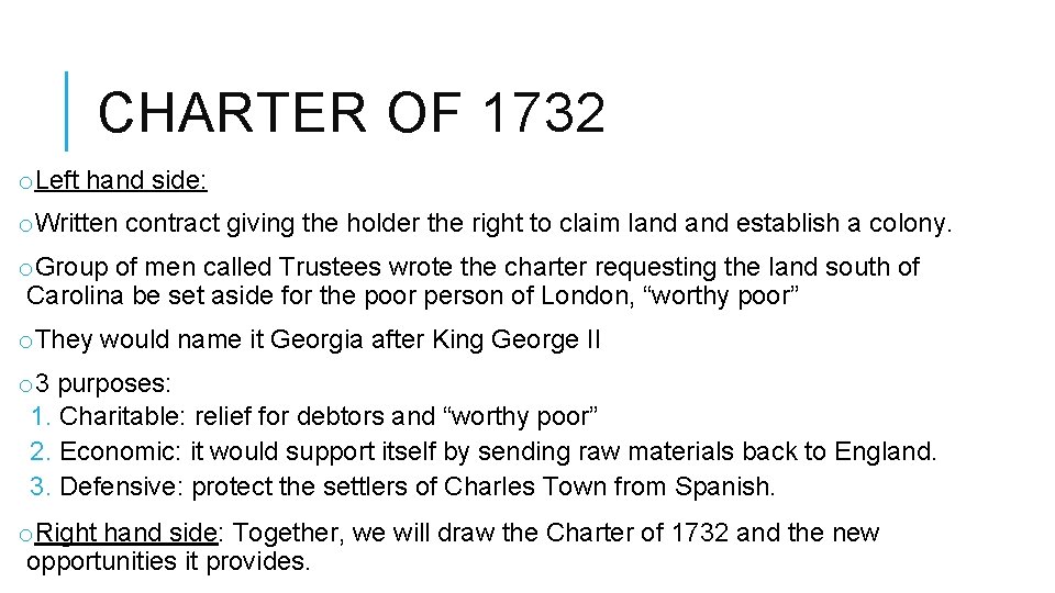 HISTORY OF COLONIZATION OF GA 2 COLUMN NOTES