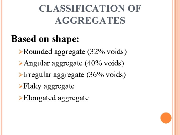 AGGREGATES BMC 3 rd A DEFINITION Construction aggregate
