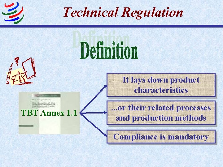 International Standards and the TBT Agreement Ludivine Tamiotti