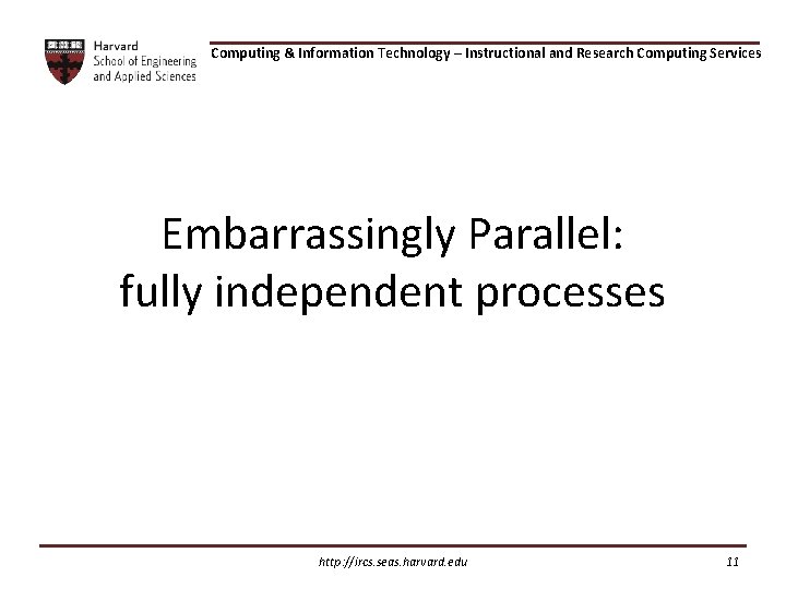 Computing Information Technology Instructional and Research Computing Services
