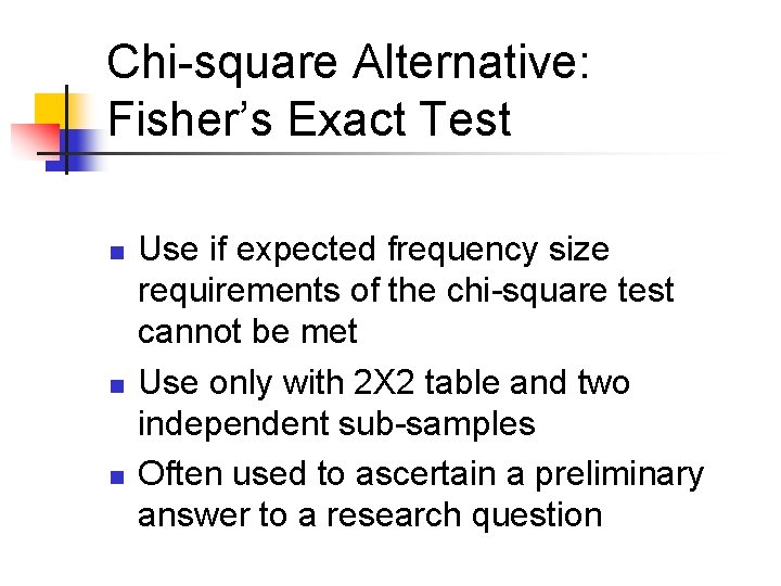 SW 671 10 Inferential Statistics Crosstabulation Chisquare and