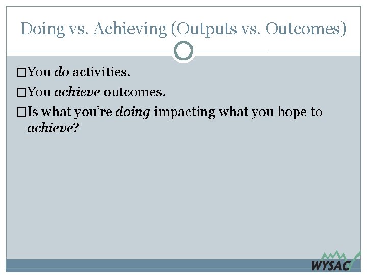 Using Logic Models to Build Evaluation Capacity at
