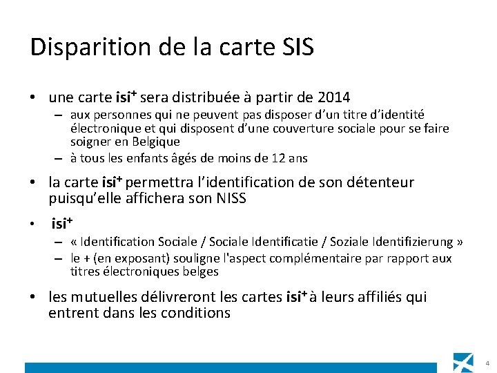Disparition de la carte SIS Quai de Willebroeck