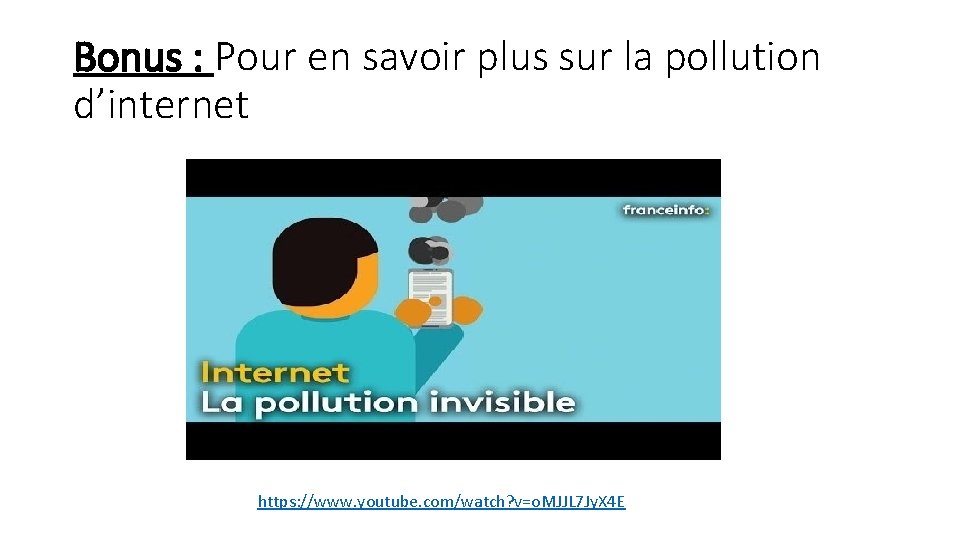 Bonus Pour en savoir plus sur la pollution