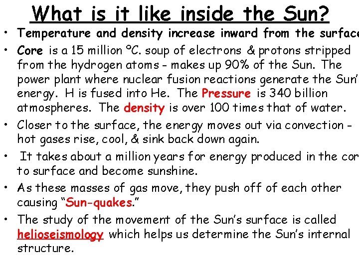 OUR SUN By Margaret Yelenik Purpose To understand