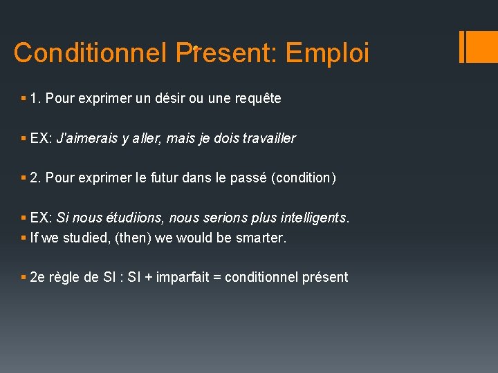 Le Futur Simple et Conditionnel Prsent 3 faons