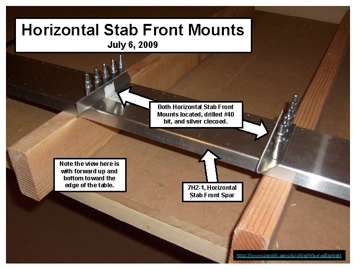 Horizontal Stab Front Mounts July 6 2009 7