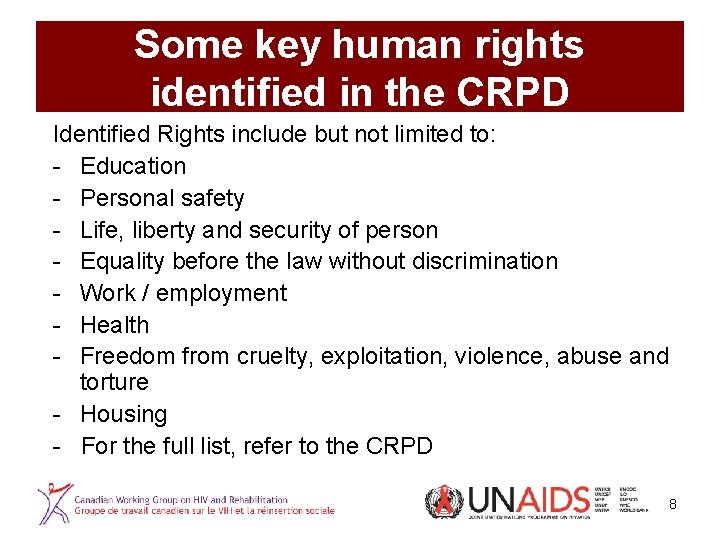 HIV Disability and Mental Health What are the