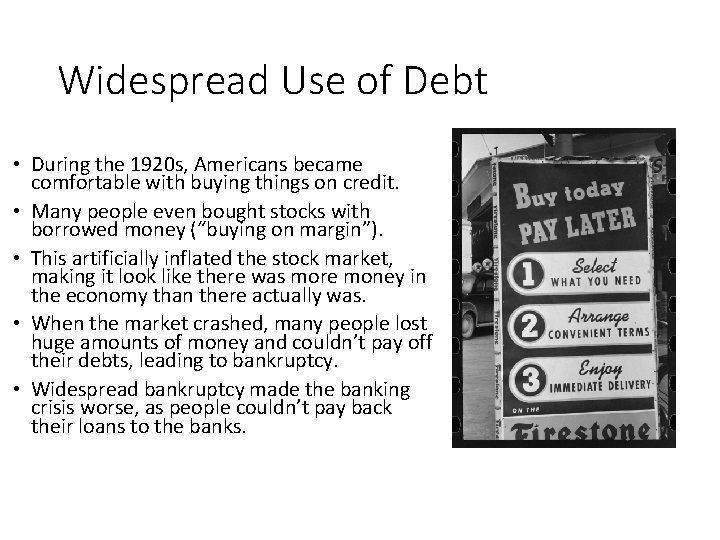 Causes of the Great Depression Prelude to Collapse