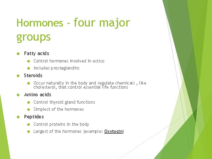 The Endocrine System Structures Functions The Endocrine System