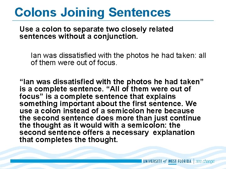 Semicolons Colons Adapted from Real Good Grammar Too