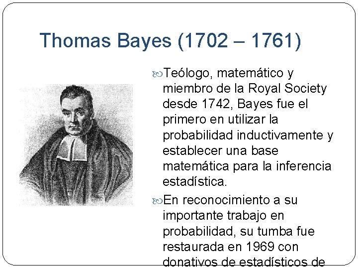 HISTORIA DE LA PROBABILIDAD Introduccin Los conceptos de