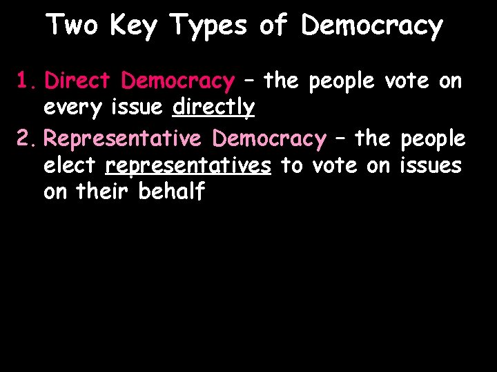 Democracy 1 What is democracy 2 Is democracy