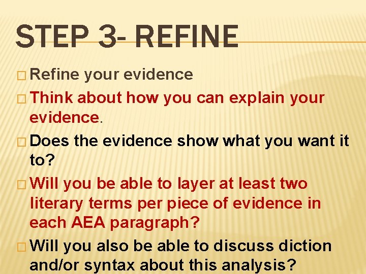 WRITING YOUR THESIS TODAY 1 Turn your homework