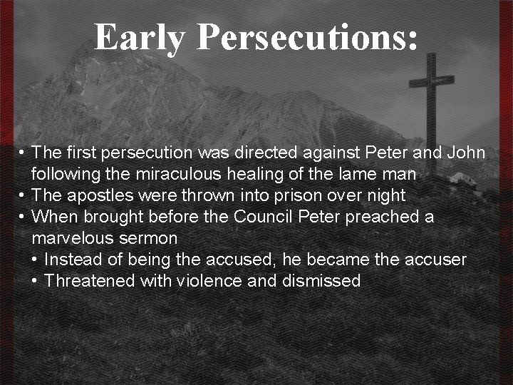 Scriptural References But he shall receive with persecutions