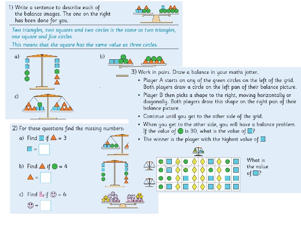 Numeracy and Mathematics Primary 7 Weekly Planning Grid