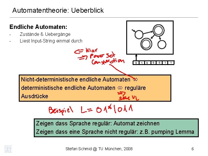 Algorithmen und Datenstrukturen EI Zentralbung 17 Dezember 2008