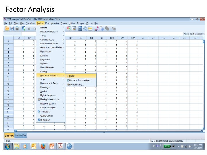 Exploratory Factor Analysis By Ahlam Lee Contents Concepts