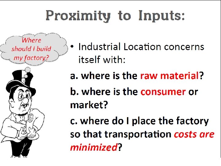 Where is Industry distributed today Largest Markets North