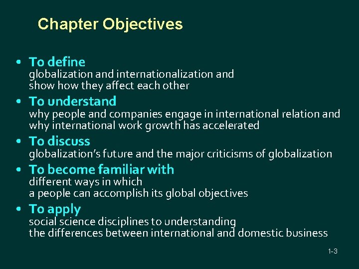 Global Society International Relation Part One Background for