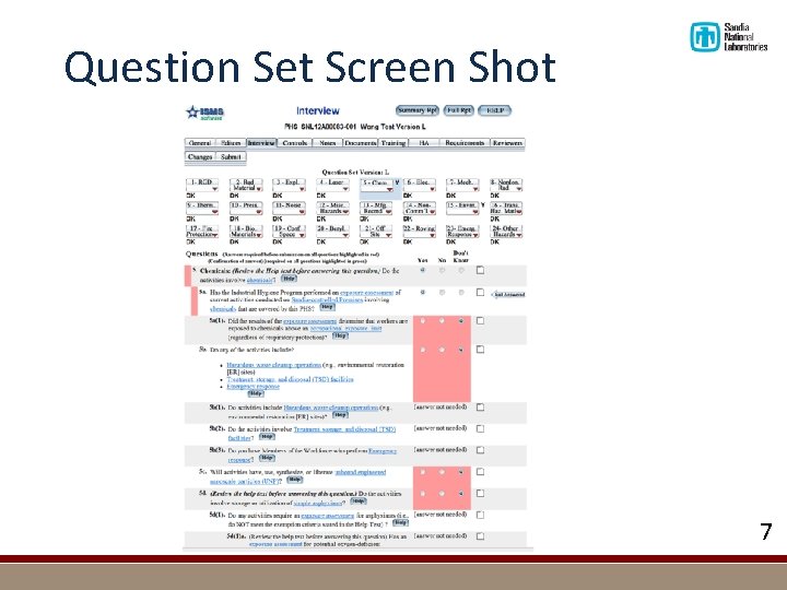 Primary Hazard Screening PHS for ISMS Implementation and