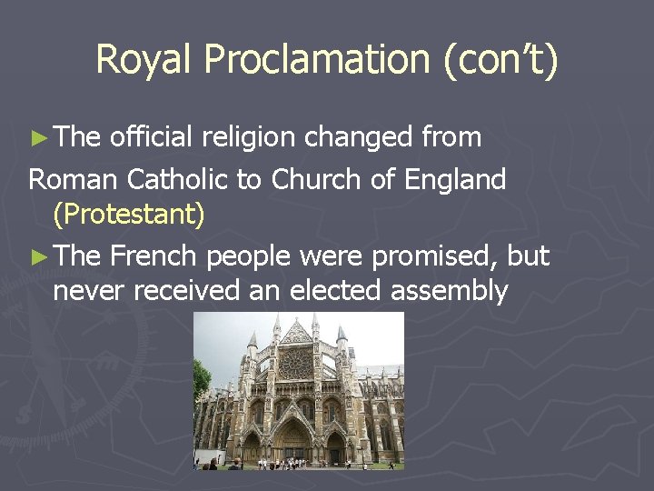 Britain Takes Over British North America 1763 1867