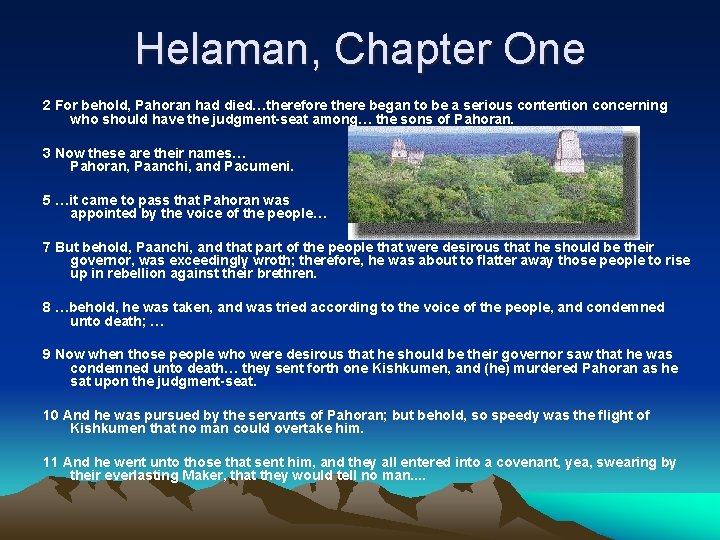 Building on Firm Foundations Helaman 1 5 As