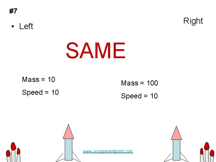Altitude of Rocket Mass vs Speed www assignmentpoint