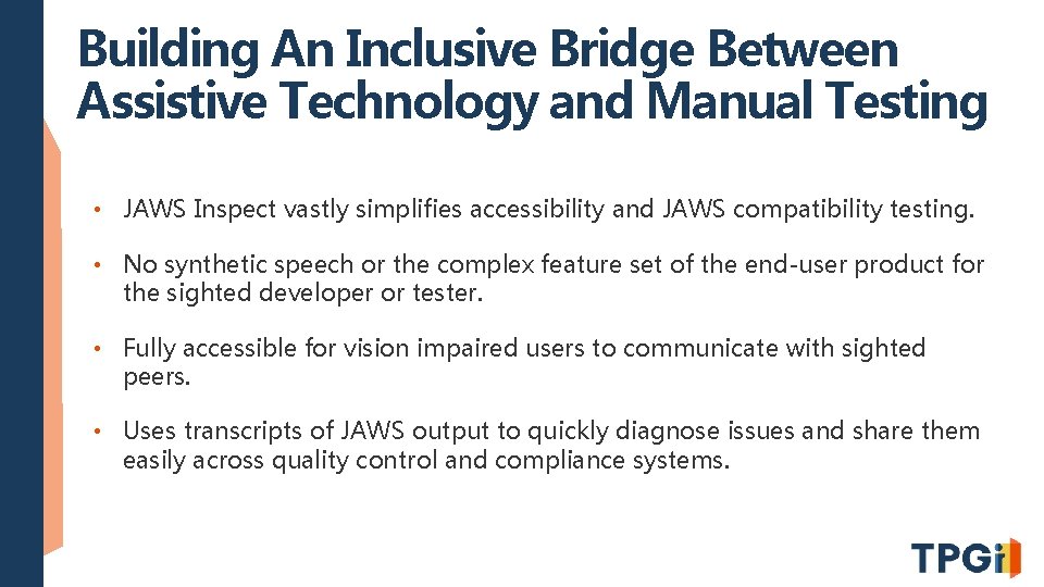 JAWS Inspect Onboarding Taking A Bite Out Of