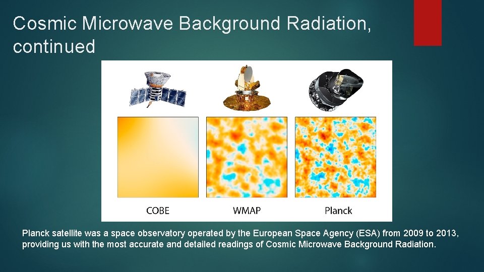 Evidence for the Big Bang Theory HAVE YOUR