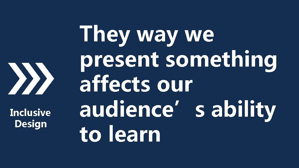 Inclusive Presentation Design Meagan Longoria Sheher Consultant Denny