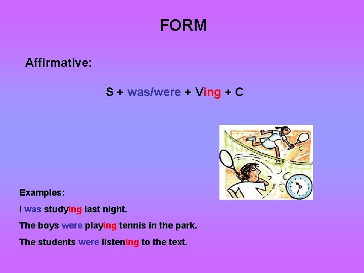 Past Continuous Prepared by Gema V Rosales Calvo