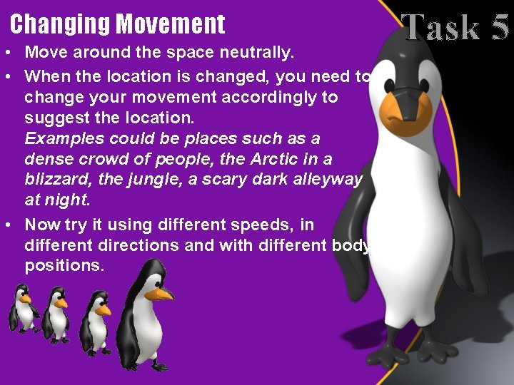 Movement For use with WJEC Performing Arts GCSE