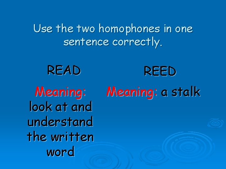 Homophones A presentation by Kenneth Joe Galloway CEO