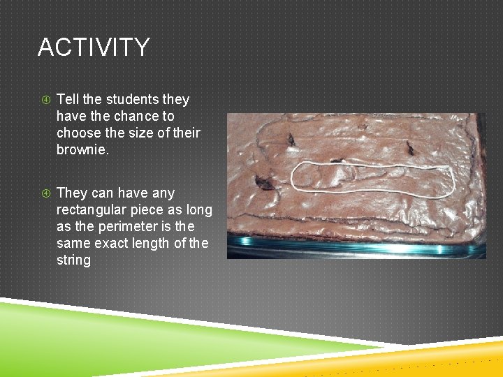 AREA OPTIMIZATION BY PERIMETER Paul Vermilyea GOALS OBJECTIVES