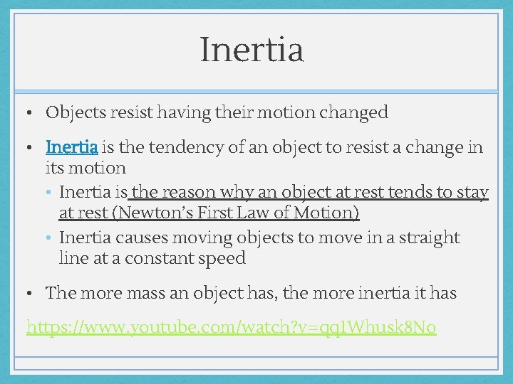 Unit 15 Force Motion Mr Perez Important Vocabulary