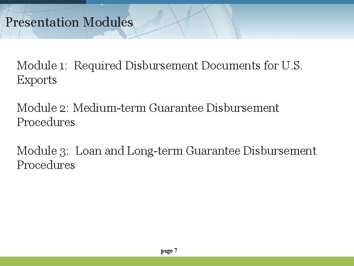 The Disbursement Process For ExIm Bank Guarantee and
