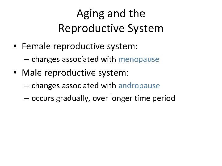 Chapter 28 The Reproductive System Bio 211 lecture
