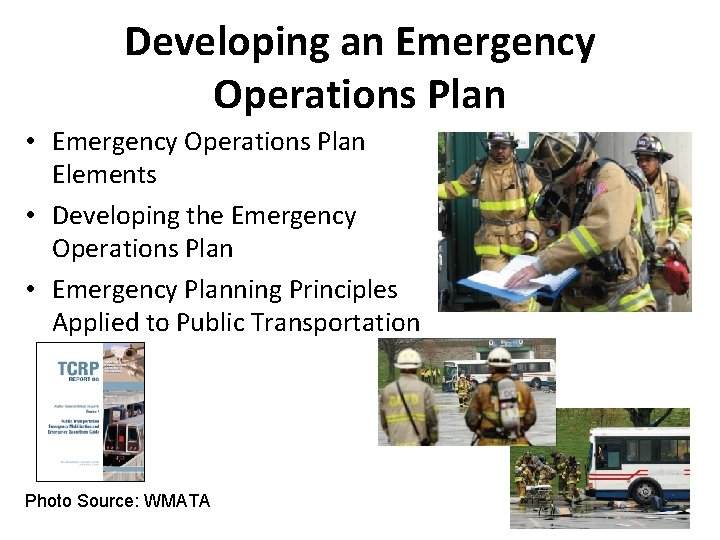 Management of Emergency Response to Subway Accidents Stephan