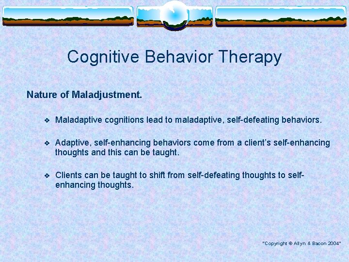 Theories of Counseling Cognitive Behavior Therapy Power Point