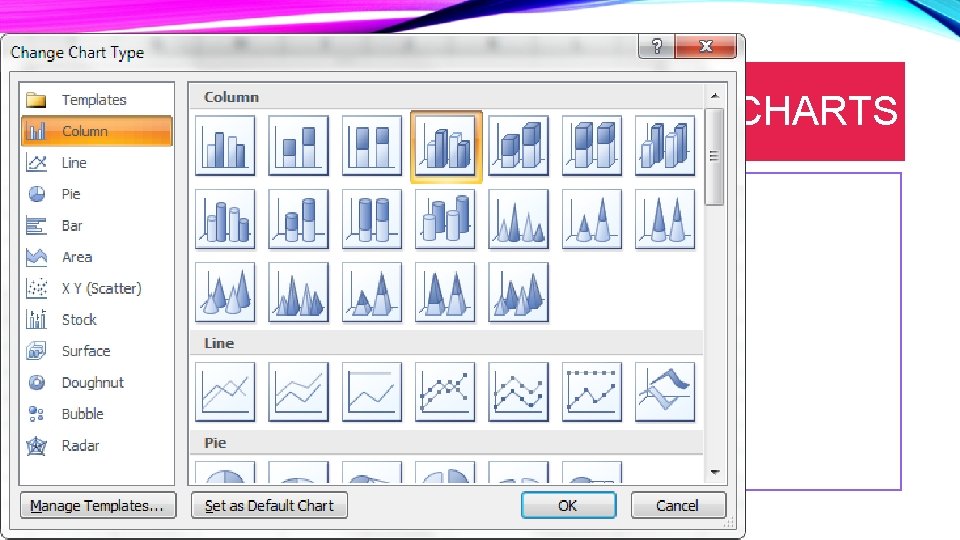 DATABASE EXCEL Part 2 SUBJECTS CHARTS PIVOT TABLE