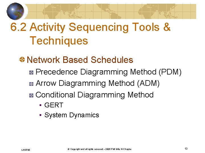 6 Time Management PMP Prep Course Based on